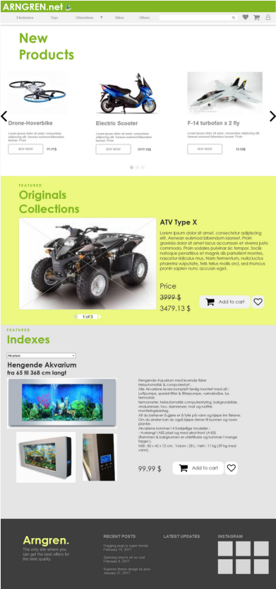 Arngren.net Redesign